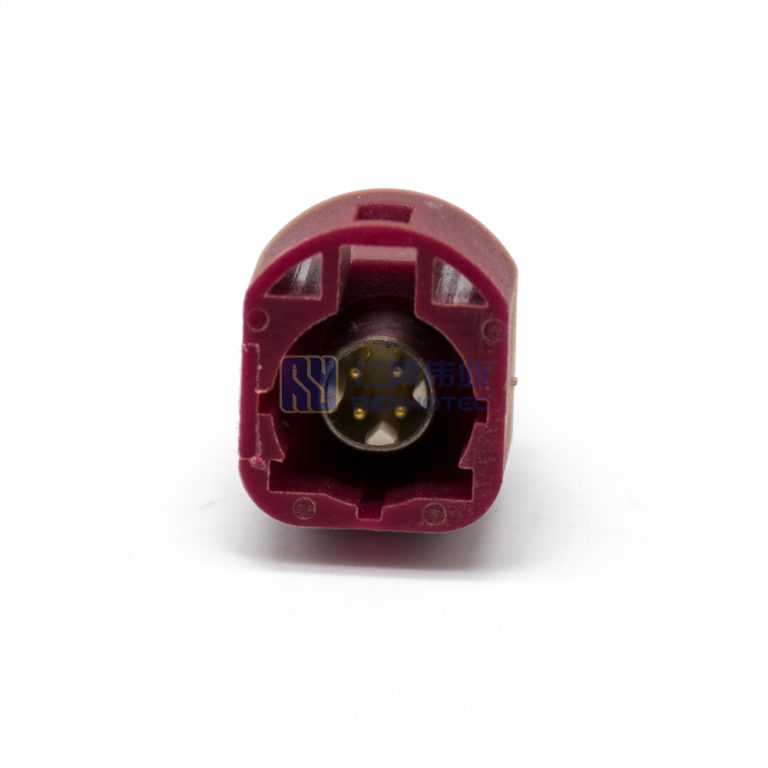 HSD (High Speed Data) Connector Plug Straight 4 Pin Panel Mount