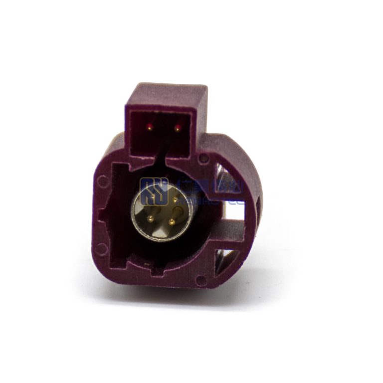 HSD Connector Plug Straight 4+2 Pin Panel Mount