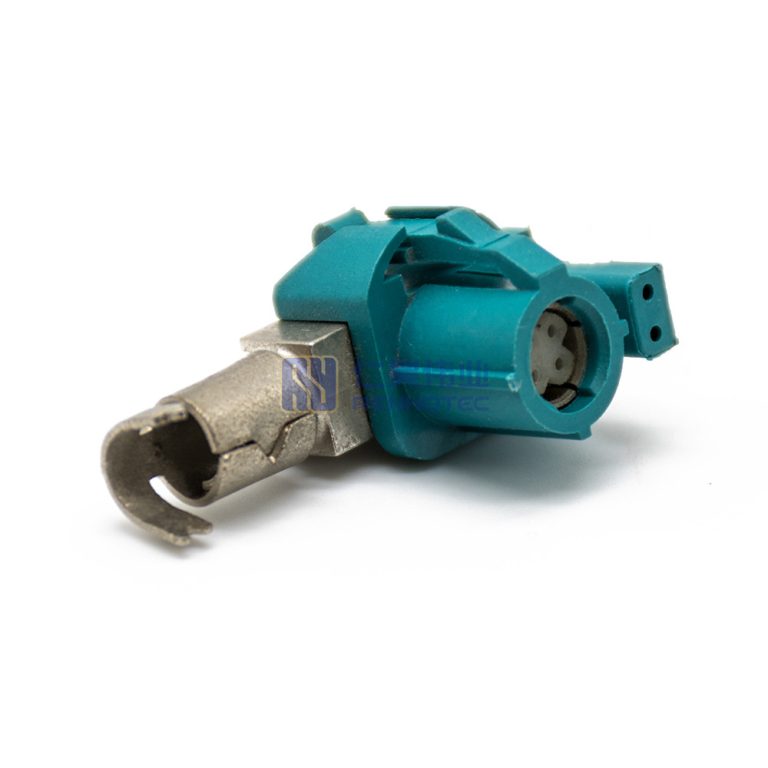 High Speed Data Connector Jack Right Angle 4+2 Pin Cable Mount