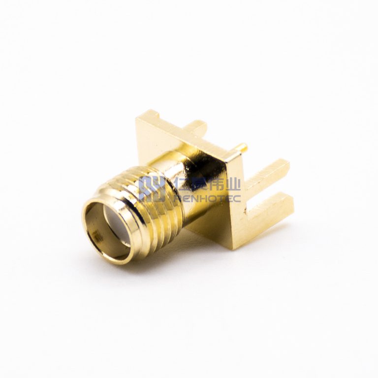 SMA Connector Straight Jack Panel Mount Edge Mount 50 Ohm - DOSIN-806-0336