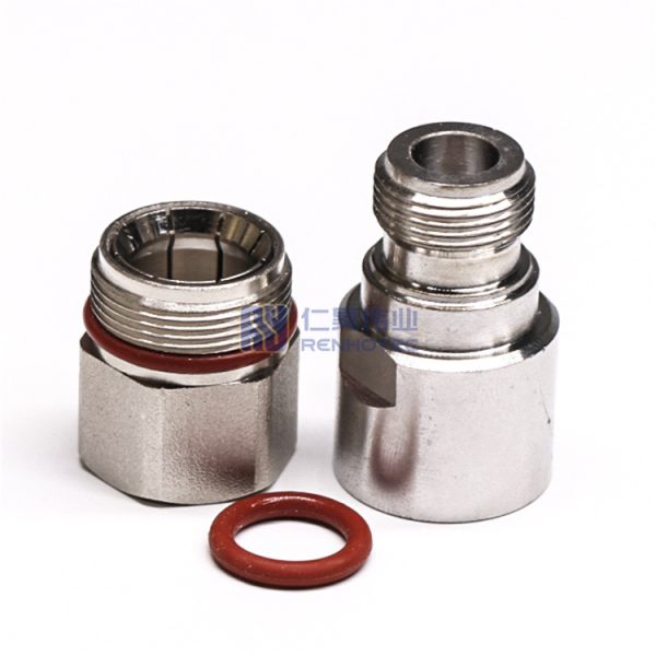 N Type Connector Jack Straight Clamp Type For 1/2 Feeder Cable 50ohm ...