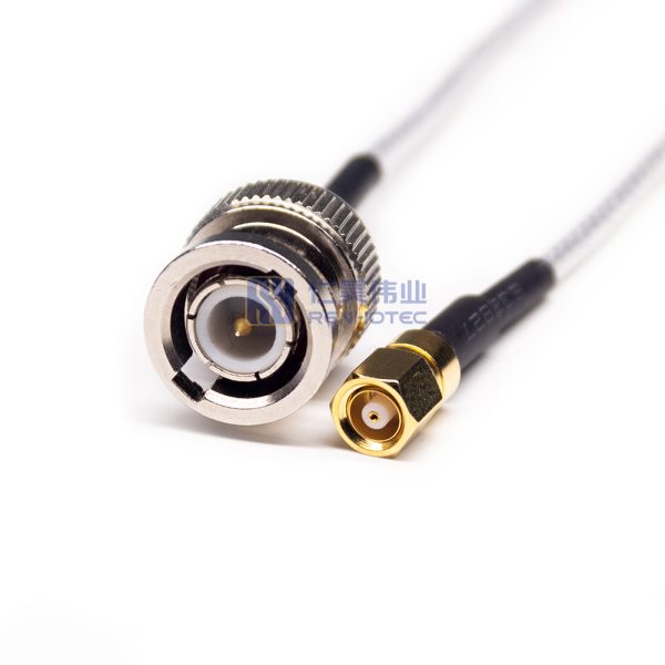 BNC Plug to SMC Plug RF Cable Assemblies With RG316 Cable - RHT-605-6168 - RenhotecRF