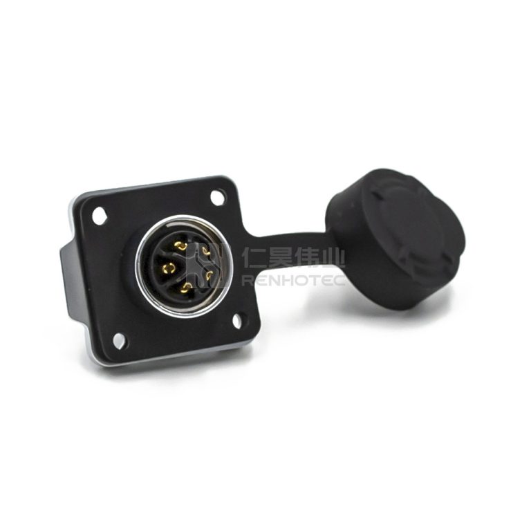 LP-16 Waterproof Circular Power Connector 5-Pin Female Sockets - RenhotecRF