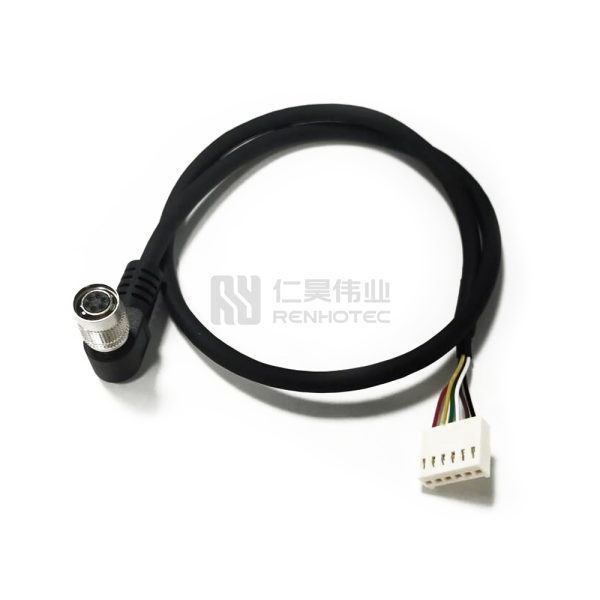 HRS 6 Pin Female to Terminal hr10a7p6s IO Power Trigger Cable - RenhotecRF