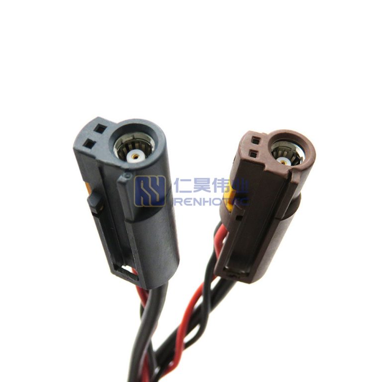 Twin Fakra+2 Connecting Cable Reverse Camera Adapter Cable - RenhotecRF