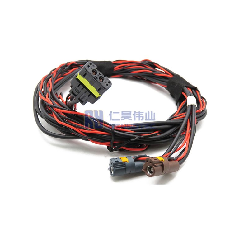 Twin Fakra+2 Connecting Cable Reverse Camera Adapter Cable - RenhotecRF