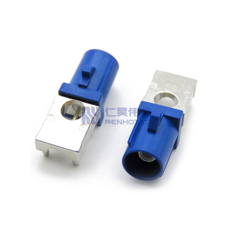 Fakra Connector Right Angle Male SMT - RenhotecRF