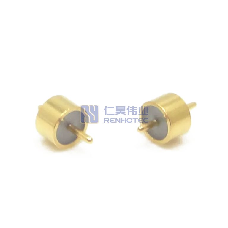Radiused RF Hermetic GTM 7052 Glass Feedthrough | Renhotec