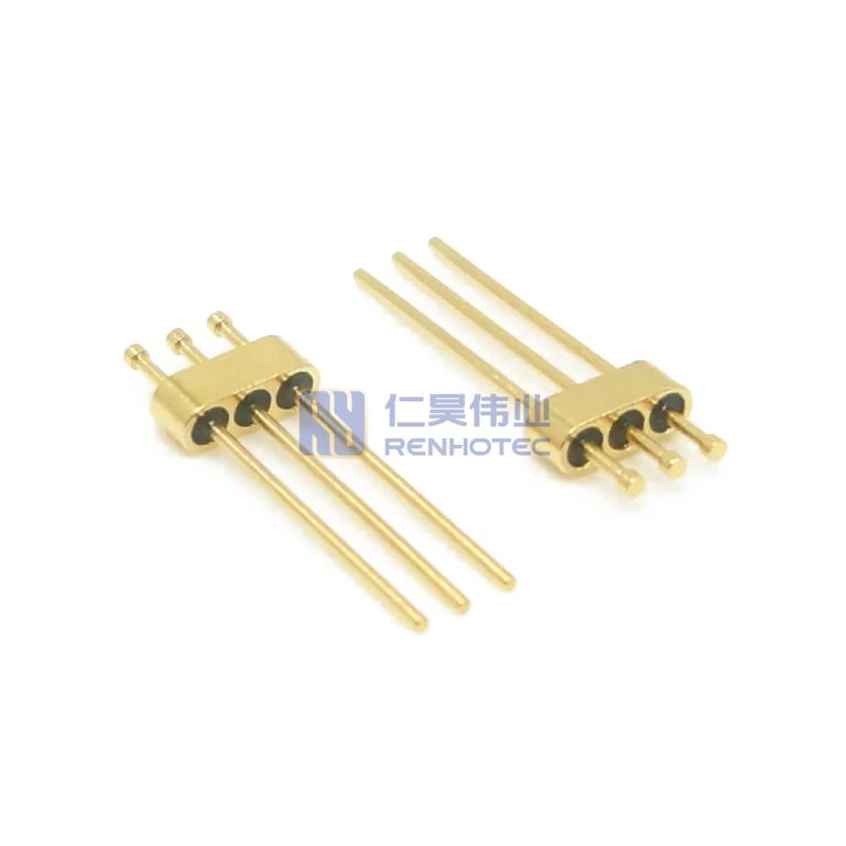 Nail Head Glass to Metal Seal Connectors With Gold Wire Bonding Surface ...